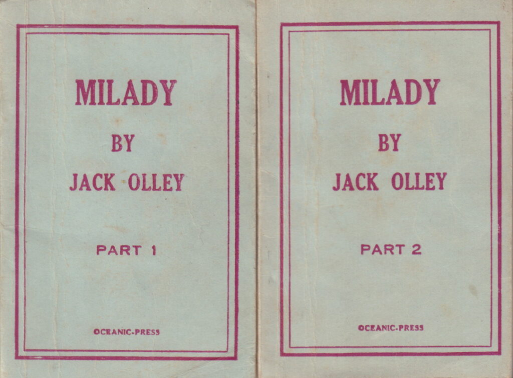 OLLEY, Jack. Milady. - Cult Jones